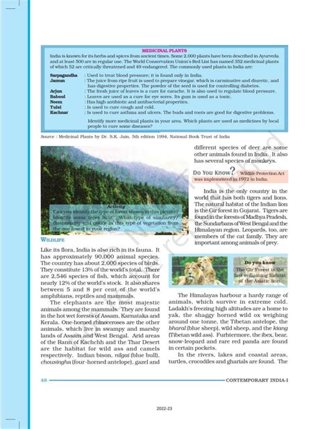 Ncert Book For Class 9 Geography Chapter 5 Natural Vegetation