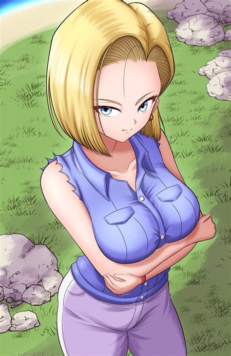人造人間18号 「アンケートの結果より18号 ドラゴンボール 」カイトマンのイラスト