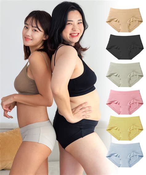 친환경 모달 팬티 6장 세트 면팬티 보다 좋은 여성 삼각 빅사이즈 모달 60수 편안한 착용감 순면 에이블리