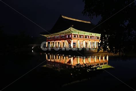 경복궁 경회루 야경 경북궁야경 누각 사진 이미지 일러스트 캘리그라피 신재헌작가