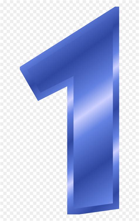 Color Variations Number 1 Color Blue Free Transparent PNG Clipart