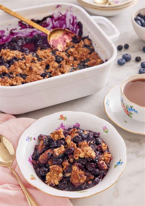 Easy Blueberry Crisp Preppy Kitchen