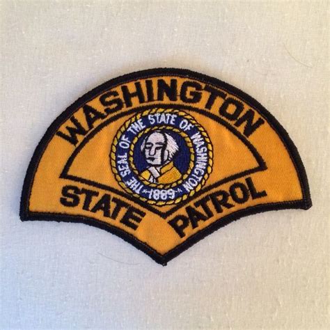 Explore The Washington Highway Patrol State Police Patch