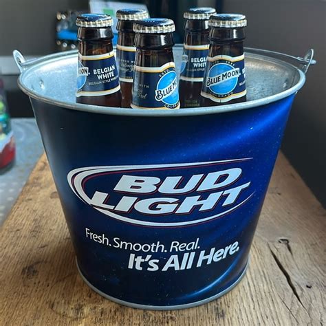 Bud Light Party Supplies Bud Light Metal Beer Bucket Poshmark