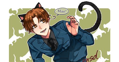 フェリシアーノ・ヴァルガス 猫の日フェリ 江西田のイラスト Pixiv
