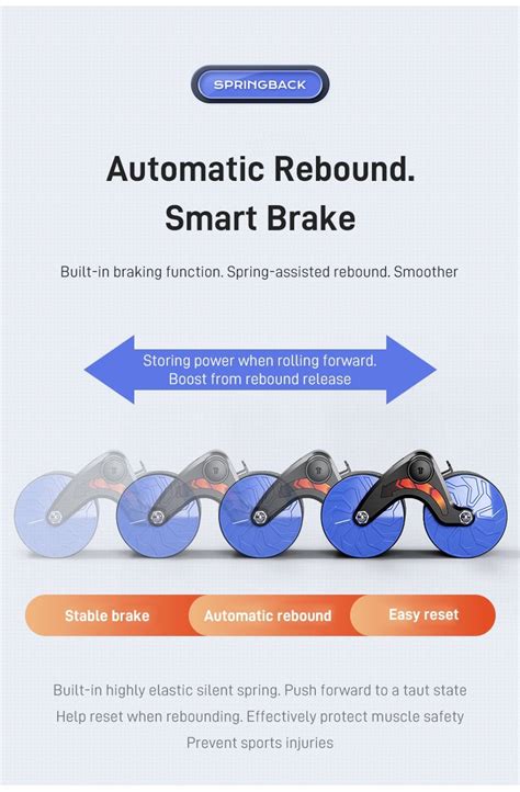 Automatic Rebound Abdominal Wheel