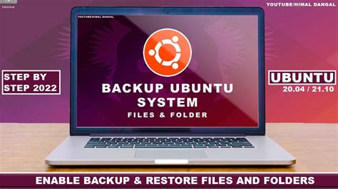 How To Backup And Restore Files And Folder In Ubuntu System Enable Automatic Backup 2022