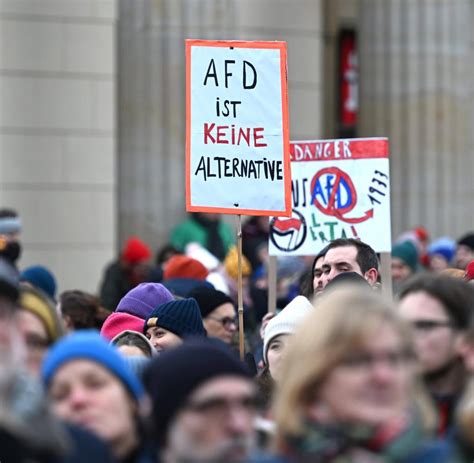 Potsdam Und Berlin Tausende Menschen Demonstrieren Nach AfD Treffen