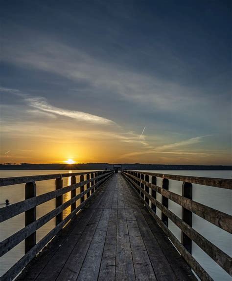 Beautiful Sunset On The Pier