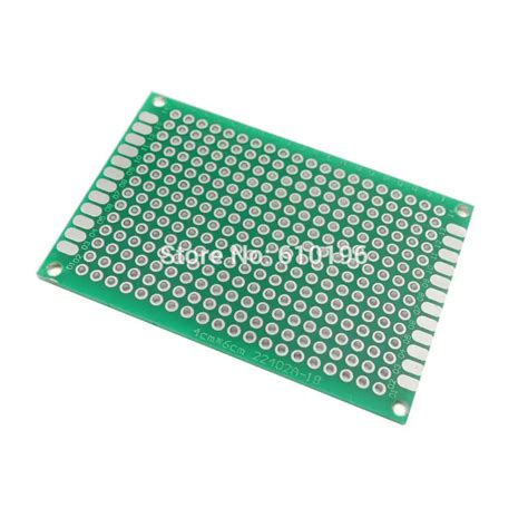 4 6cm Double Side Copper Prototype Pcb Universal Board Breadboard Plate