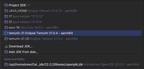 Remove A Duplicate Jdk In Jdk Choice List In Intellij Idea Stack Overflow