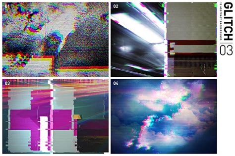 Glitch Abstract Backgrounds On Behance