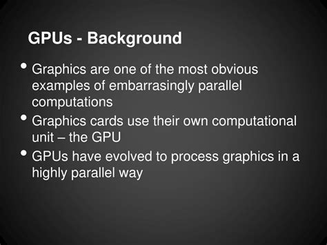 PPT Graphics Processing Unit PowerPoint Presentation Free Download ID 2012872