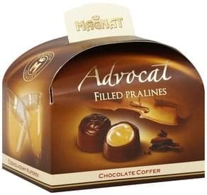Magnat Hazelnut Chocolate Coffer Pralines Oz Nutrition Information Innit