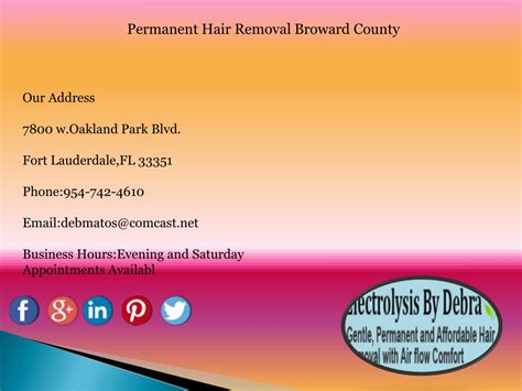 Ppt Permanent Hair Removal Broward County Powerpoint Presentation