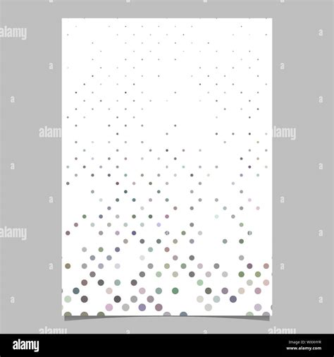 Abstract Dot Pattern Background Brochure Template Vector Graphic