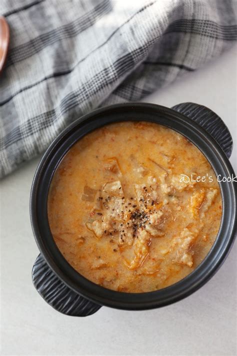 김치콩비지찌개 만드는 법 신김치 돼지고기비지찌개 레시피 콩비지요리 네이버 블로그