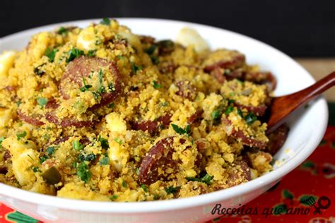 Farofa Com Bacon E Calabresa Receitas Que Amo