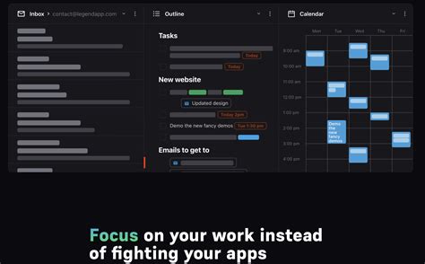 Legend App Is For Deep Work While Roam Logseq Obsidian Are For