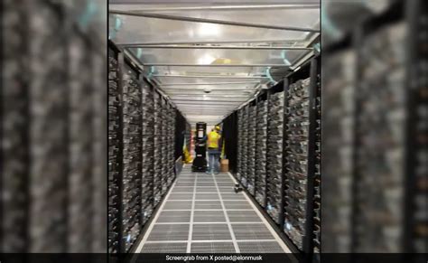 Video Elon Musk Shares Rare Glimpse Of Teslas Cortex Ai Supercluster