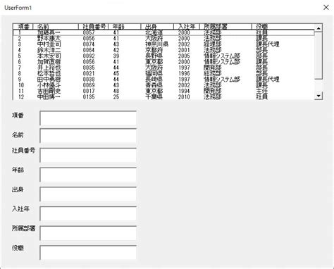 【excelvba】フォーム上に設置されたlistboxの項目をクリックして選択された値をテキストボックスに表示するには Tech Vb