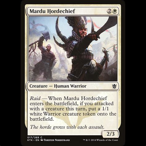MTG Mardu Hordechief Khans Of Tarkir Madtoyz