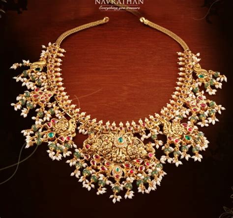 Antique Nakshi Guttapusalu Necklace Indian Jewellery Designs