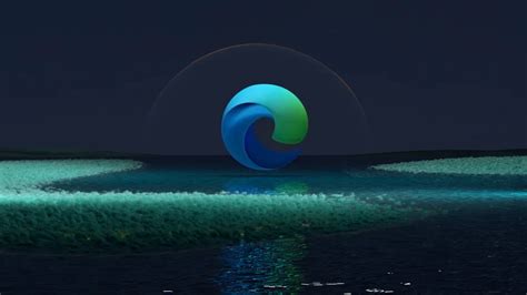 Microsoft Edge Логотип Браузер 3840x2160 обои для рабочего стола