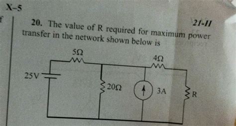 20 The Value Of R Required For Maximum Power StudyX