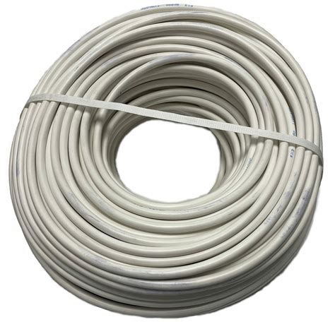 Przewód kabel linka H05VV F OWY 4x1 biały 25m 10772019175 oficjalne