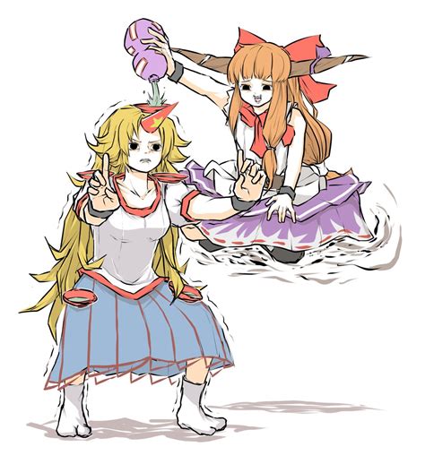 Ibuki Suika Touhou Project Anime Fandoms Hoshiguma Yuugi Peroponesosu Joyreactor