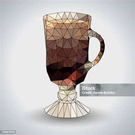 추상 다각형 Tirangle 칵테일 아이리쉬 커피 힙스터 칵테일 메뉴 고풍스런에 대한 스톡 벡터 아트 및 기타 이미지 고풍스런 기하 도형 데킬라 선라이즈 Istock