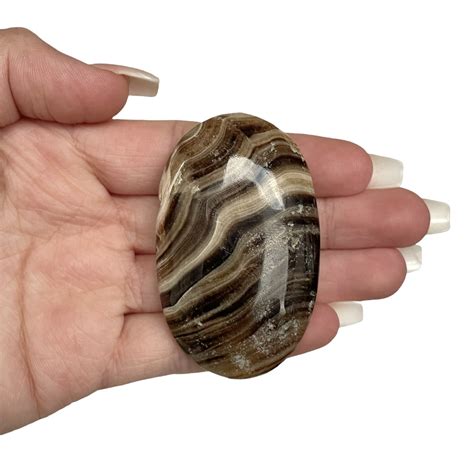 Chocolate Calcite Worry Stone Alternative Distribution