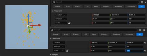 Ue5 Niagara 粒子缩放—跟随物体缩放 哔哩哔哩