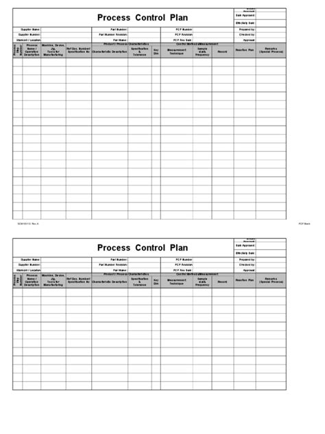 Process Control Plan Pdf Machining Industrial Processes