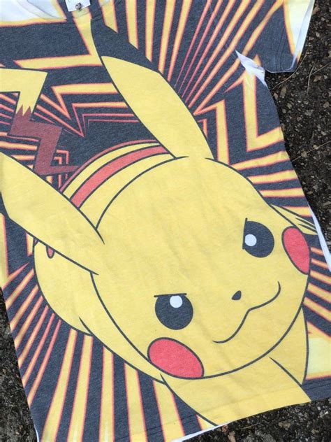 Pokemon Pickachu Mens Fashion Tops And Sets Tshirts And Polo Shirts On Carousell
