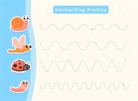 2 페이지 필기 연습 워크북 이미지 Freepik에서 무료 다운로드