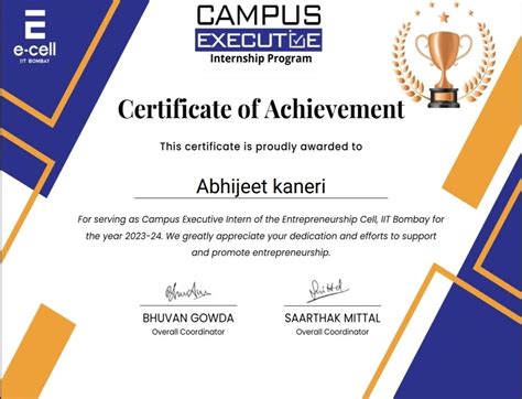 Abhijeet Kaneri On Linkedin Hey Connections I Have Recently Completed A Campus Executive