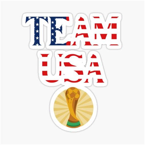 Team Usa Support Usmnt Sticker For Sale By Pawtytime Redbubble