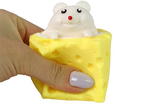 Squishy Cheese Mouse Squishy Sensory Mouse Pop It Other
