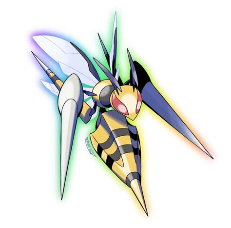 Beedrill And Mega Beedrill Pokemon Drawn By Tomycase Danbooru
