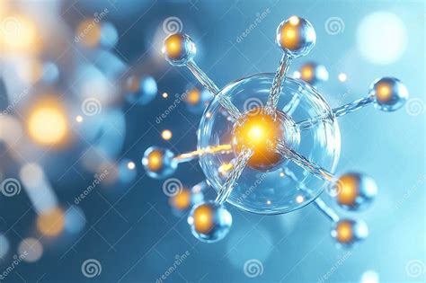 Electrons Spin Around A Bright Nucleus Showcasing The Dynamic Energetic Nature Of Atomic