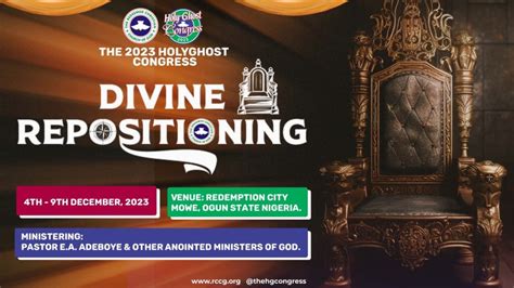 2023 Rccg Holy Ghost Congress Evening Sessions