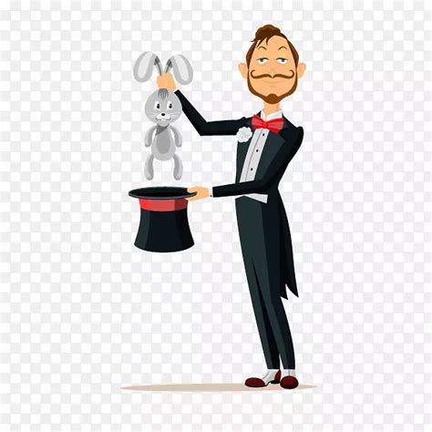 卡通版变魔术的男子png图片素材下载图片编号yngpdewq 免抠素材网