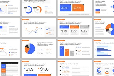 Financial Graphs Incl Dashboard And Animated Envato