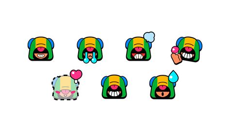 Brawl Stars Emotes Behance Brawl Stars Emotes Behance