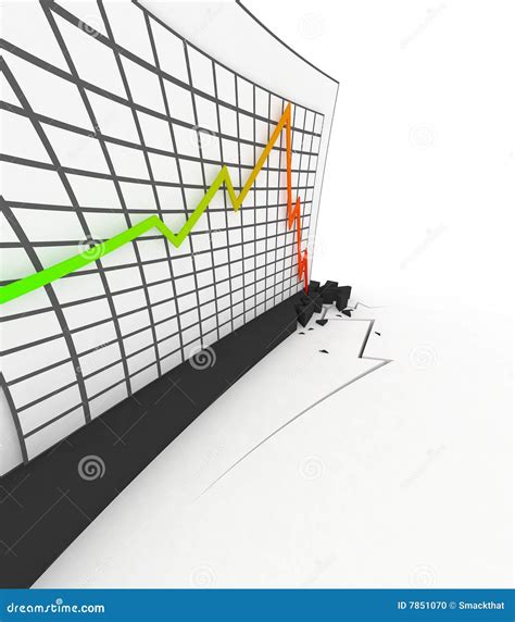 Crisis Chart Stock Illustration 8727298