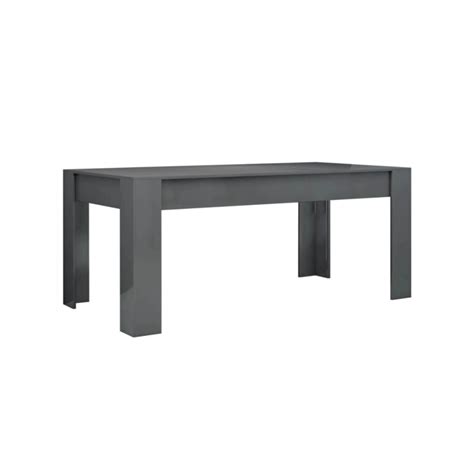 Table Basse Dama Gris Foncé Brillant Kitea Maroc