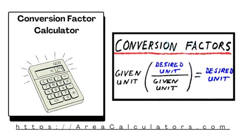Conversion Factor Calculator Online Calculators