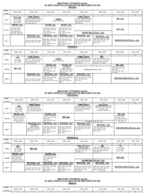Routine 2024 25 Odd Semester Pdf Routine 2024 25 Odd Semester Pdf